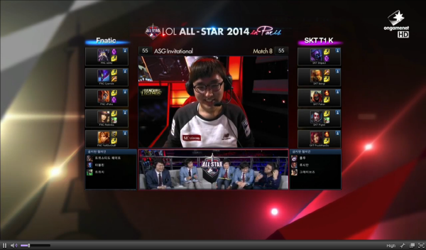롤 올스타전 2014, SKT T1 K 전승으로 4강 진출