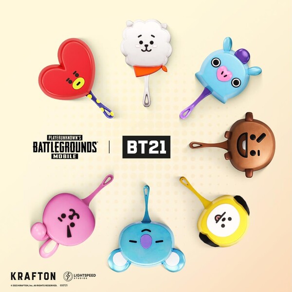 ‘배틀그라운드 모바일’, 글로벌 인기 캐릭터 IP ‘BT21’ 아이템 출시