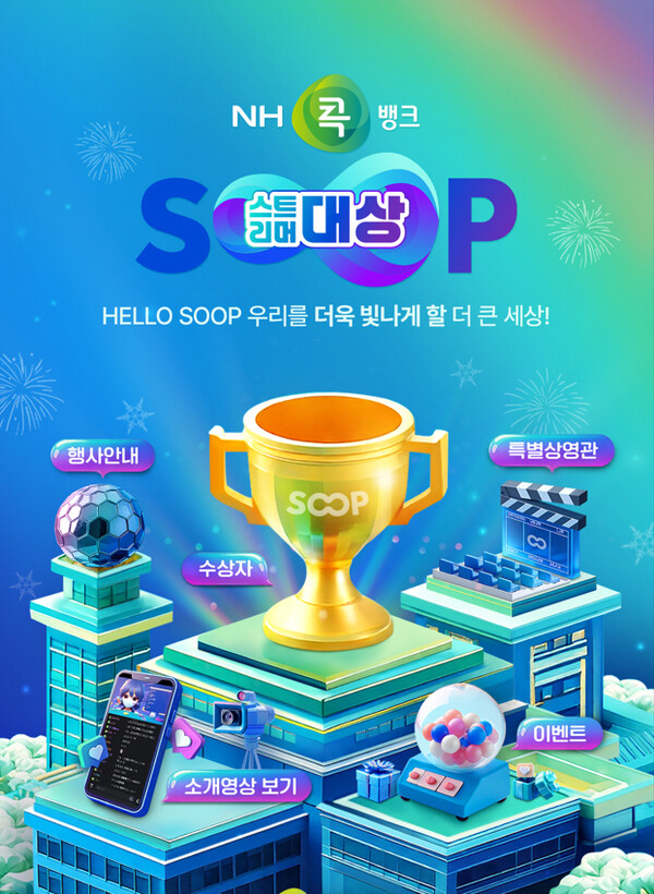 SOOP, NH콕뱅크 ‘2024 SOOP 스트리머 대상’ 28일 개최